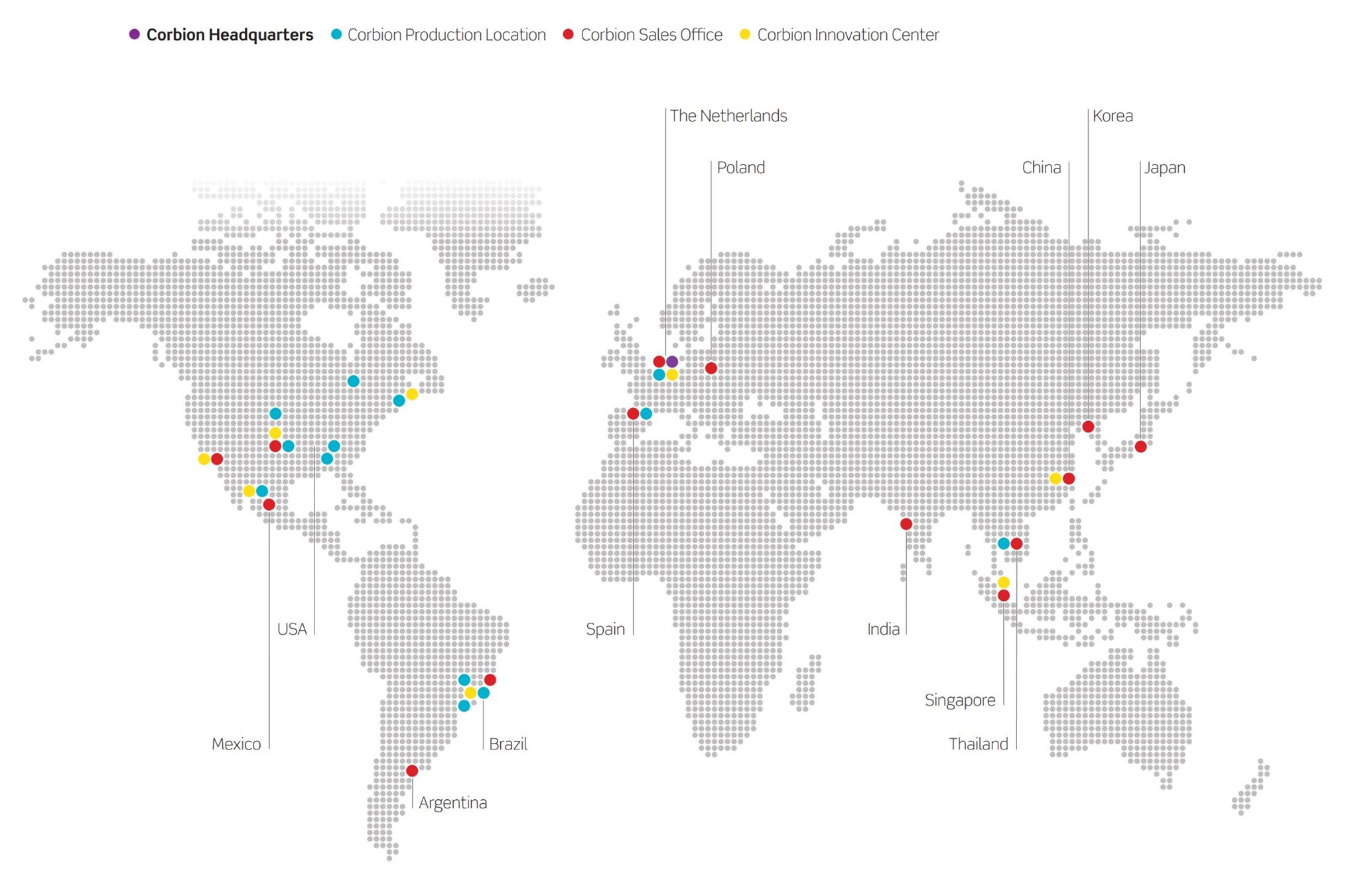 Our global presence | Corbion